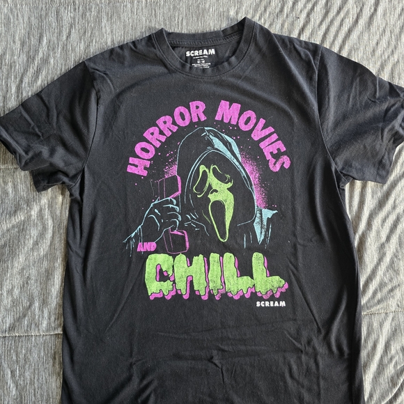 Shirts | Scream Horror Movies And Chill Tshirt | Poshmark